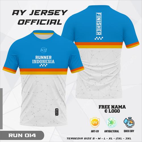 Jual JERSEY LARI | RUNNING DESIGN TERBARU CUSTOM FREE NAMA FULLPRINTING ...