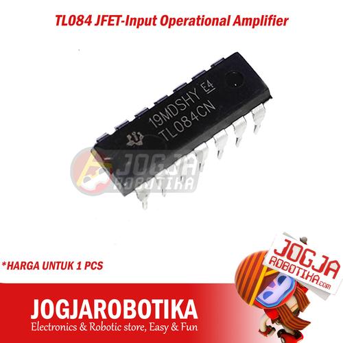 Jual TL084 JFET-Input Operational Amplifier - Kab. Sleman - Jogjarobotika | Tokopedia