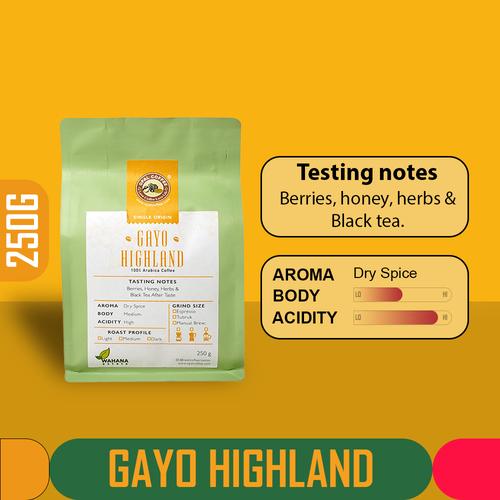 Jual Opal Coffee Arabica Gayo Highland Roasted Beans 250grm - Reguler ...