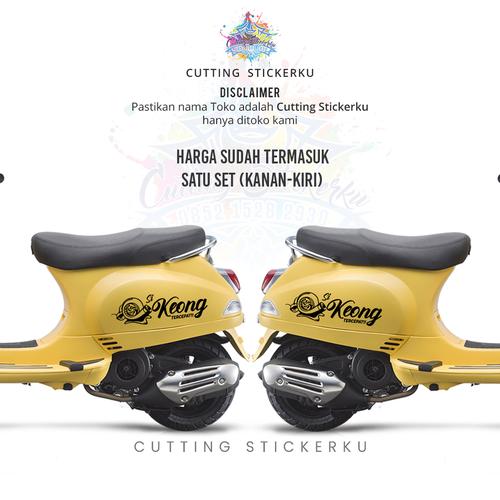 Jual Cutting Stiker Siput Racing Style Variasi Motor Mobil Sticker ...
