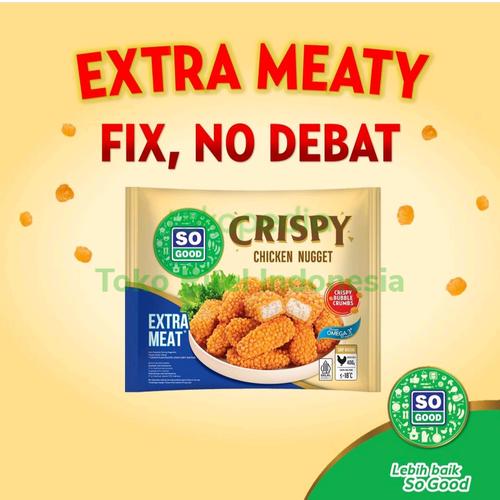 Jual SO GOOD Crispy Chicken Nugget 400gr/Chicken Nugget Bubble Crumb ...