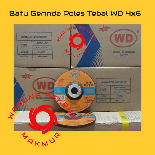 Jual Batu Gerinda Poles Tebal WD 4x6 / Batu Gurinda Poles WD 4 inch ...