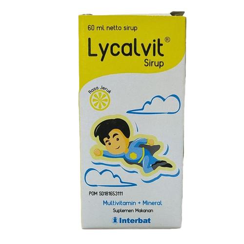Jual Lycalvit Sirup 60 ML ( Multivitamin Anak Dalam Masa Pertumbuhan ...