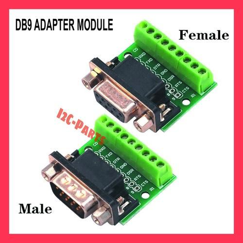 Jual DB9 Converter Port jack Male Female Terminal Board RS232 Adapter ...