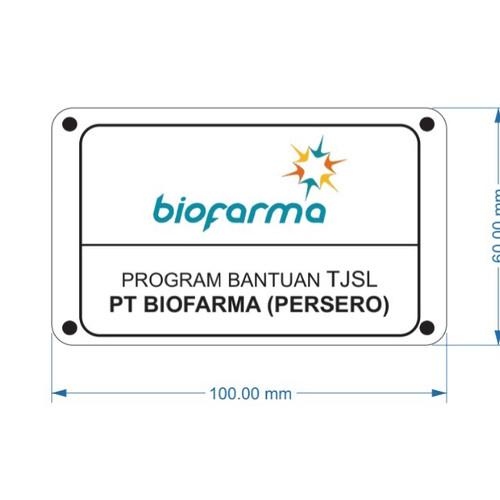 Jual LABEL NAMA BRAND MERK MEREK STIKER STICKER CUSTOM PLAT ALUMINIUM ...