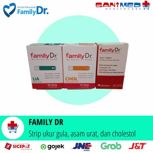 Promo Family DR Strip Gula ,Asam Urat ,Cholestrol - Gula - Kota ...