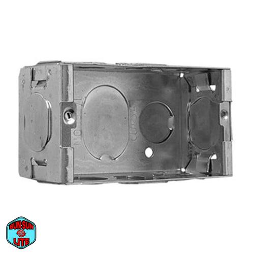 Jual Inbow Dus Kaleng 2G Inbow Tanam 2 Gang Saklar Kontak Double ...