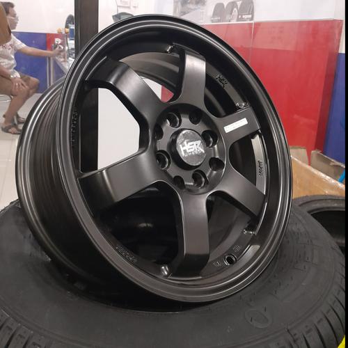 Jual Pelek Te37 Black Original Hsr Wheel Tipe TOKYO R15 Avanza Xenia ...