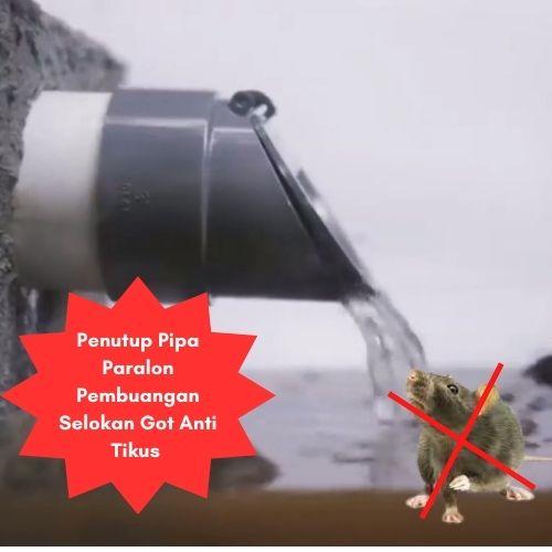 Jual Penutup Pipa Paralon Pembuangan Selokan Got Anti Tikus Ukuran 3 ...