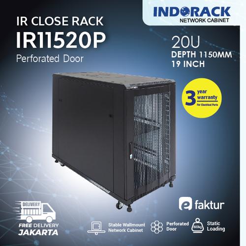 Jual Rack Server IR11520P Close Rack 20U INDORACK Depth 1150mm ...