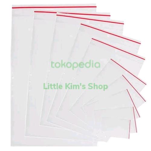 Jual ( 10 Lembar ) Plastik Klip Besar uk 35x45 / Plastik Baju Zipper ...