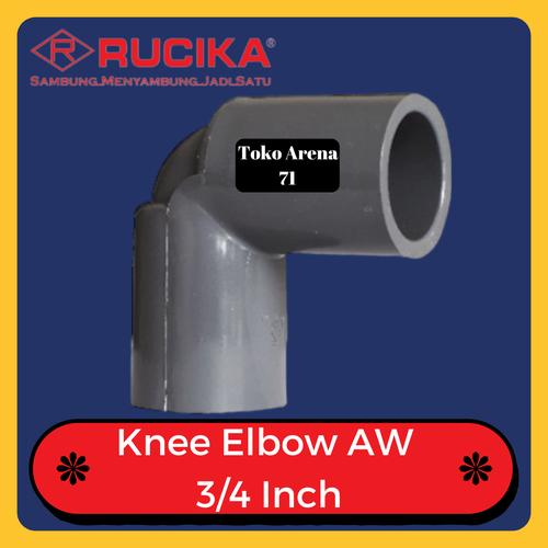 Jual Sambungan Pipa Fitting Knee Knie keni 3/4” Elbow AW 3/4 Inch ...