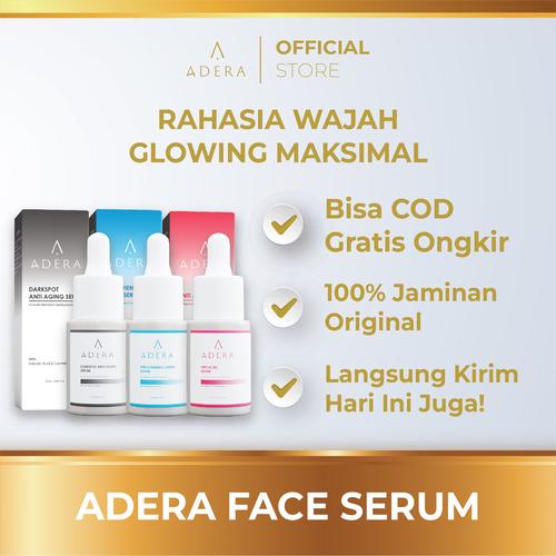 Promo Paket Adera Serum Wajah Glowing Putih Bersih Bebas Jerawat Kusam BPOM - 3 VARIAN, 1 pcs ...