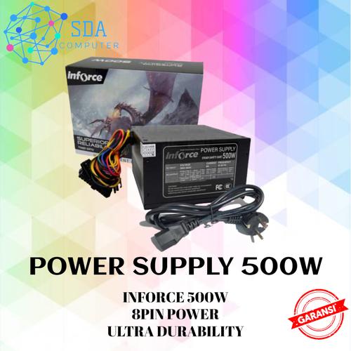 Jual PSU POWER SUPPLY INFORCE 500W-8 PIN POWER - FULSETBOX - Kota ...