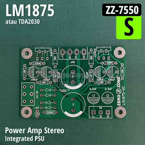 Jual PCB LM1875 / TDA2030 Stereo Gainclone ZZ-7550S Amp - PSU Elantech - Jakarta Pusat ...