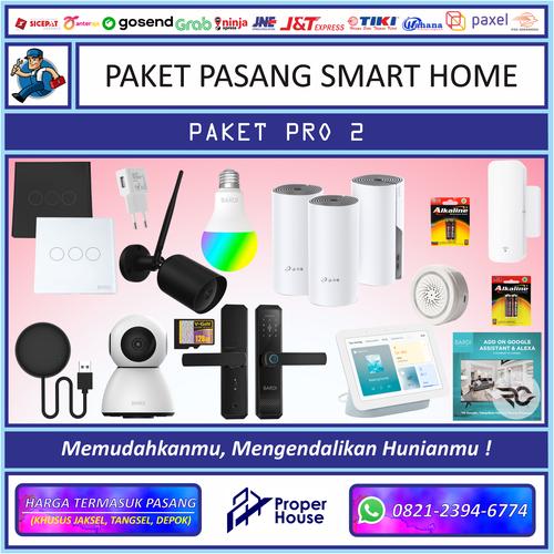 Jual PAKET PASANG SMART HOME PRO 2 - CCTV DOOR LOCK REMOTE IR SENSOR ...