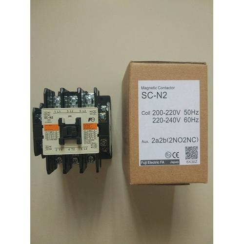 Jual MAGNETIC CONTACTOR KONTAKTOR FUJI SC-N2 SC N2 COIL 220VAC 2NO 2NC ...