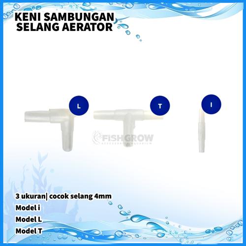 Jual SAMBUNGAN SELANG AERATOR KENI L T I KNEE AQUARIUM - L - Kab ...