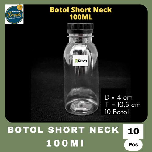Jual Botol Short Neck 100ml / Botol Sort Neck 100 ml [10 pcs + Bubble ...
