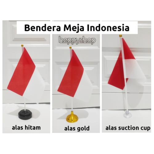 Jual Bendera Meja Indonesia, Bendera Meja Merah Putih - Set Meja HITAM ...