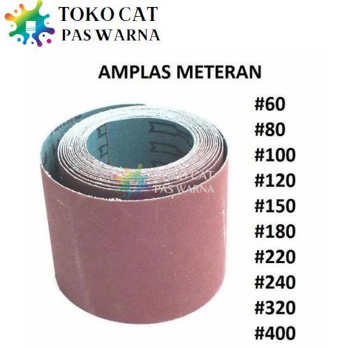 Jual Amplas Roll Meteran Grit Kasar Sedang Halus Serbaguna - No.180 ...