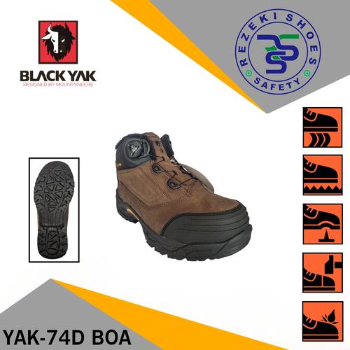 Jual Sepatu Safety Black Yak 74D BOA - Sepatu Sport Black Yak 74D BOA ...