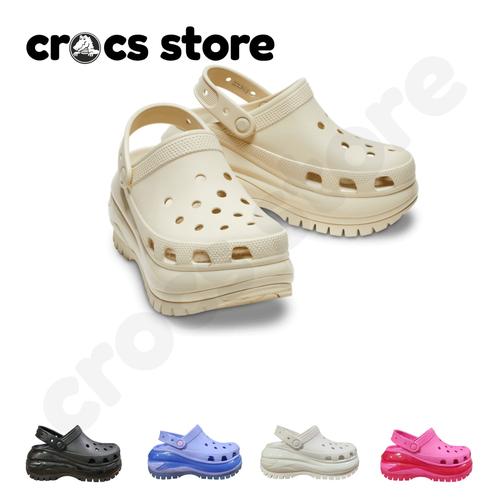 Jual SANDAL CROCS WANITA MEGA CRUSH CLOG SEPATU SENDAL CEWEK - Krem, M3 ...