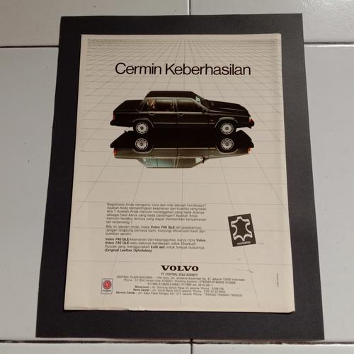 Jual iklan warna mobil Volvo potongan majalah jadul kuno lawas - Kota ...