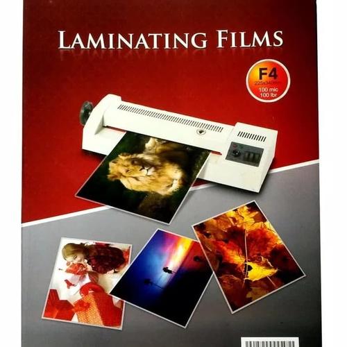 Jual PLASTIK LAMINATING size F4 (100 lembar) / LAMINATING FILM Ukuran ...
