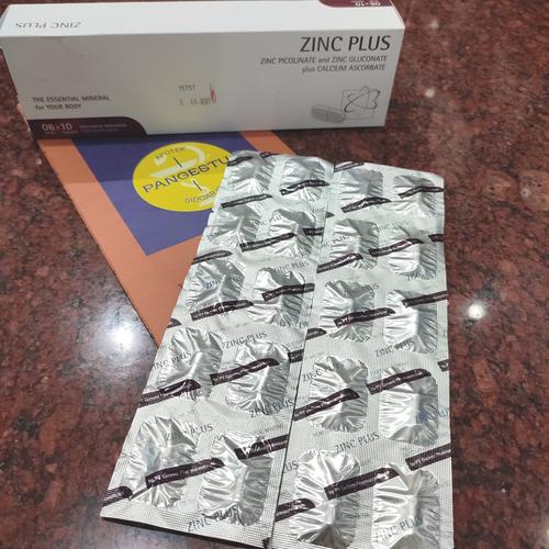 Jual Zinc Plus 1 Strip 10 Kapsul / ZincPlus / Zink Plus / ZinkPlus ...