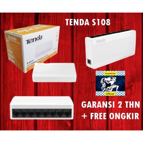 Jual TENDA S108 8-Port Ethernet Switch Hub Switch Internet (NON ...