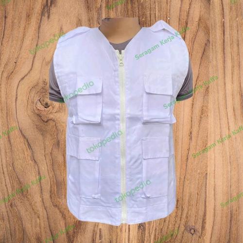 Jual Wearpack Rompi Premium polos katelpak Proyek lapangan rompi putih ...