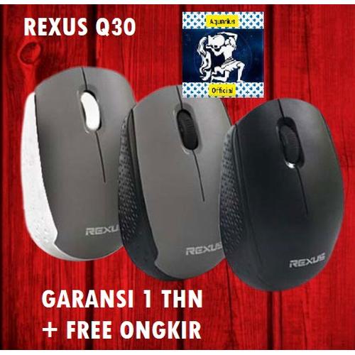 Jual Rexus Q30 Mouse Wireless Office Silent Click - Hitam - Jakarta ...