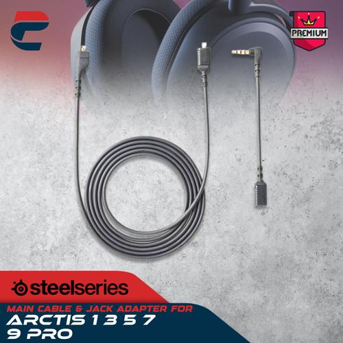 Jual Kabel Steelseries Arctis Micro USB 8-pin to Jack 3.5mm Aux Main ...