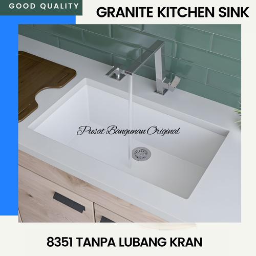 Jual BAK CUCI PIRING GRANIT KITCHEN SINK 8050 UNDER MOUNT WHITE PUTIH ...