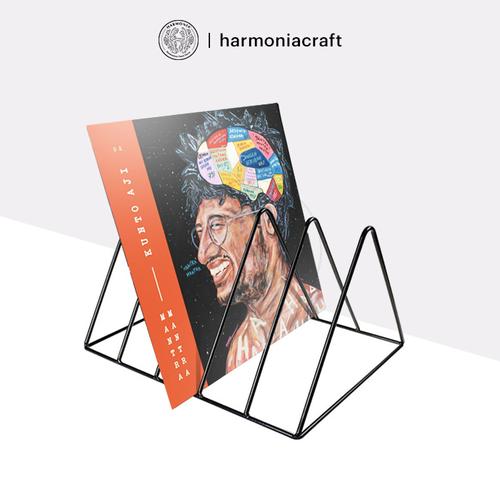 Jual Vinyl Record Shelf Rak Penyimpanan Piringan Hitam Triangle ...