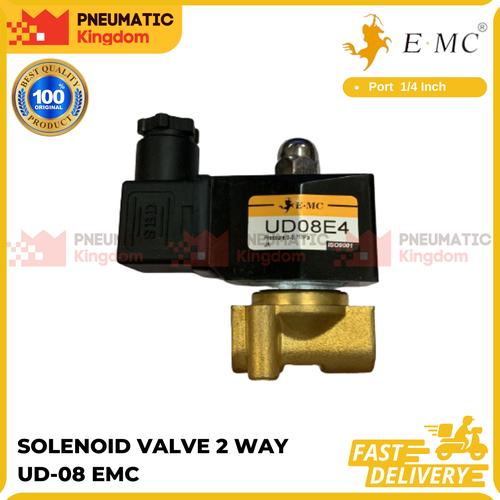 Jual UD-08 SOLENOID VALVE PORT 1/4 INCH / EMC PNEUMATIC - E2 / 220V AC ...