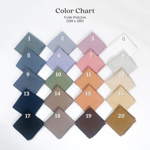 Jual Jilbab Turki - Miss Color - Segi Empat Polos - Ukuran 120 x 120 ...