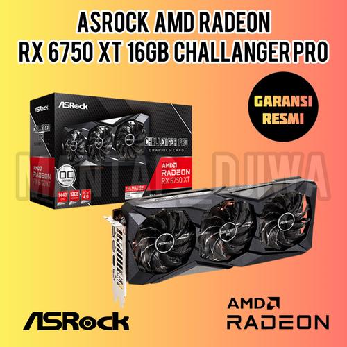 Jual Asrock AMD Radeon RX 6750 XT / 6750XT 16GB Challanger Pro - Kota ...