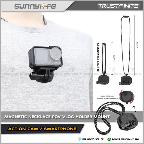 Promo Sunnylife Magnetic Necklace Mount Action Cam / Kalung Magnet ...