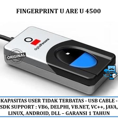 Promo Mesin Absensi Solution Fingerprint U Are U 4500 - Garansi Resmi ...