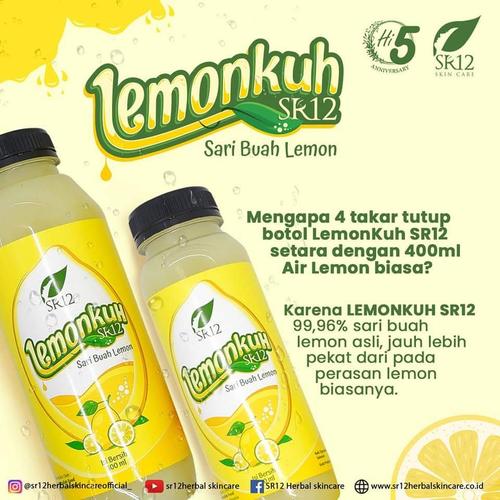 Jual SR12 LEMONKUH / SARI LEMON ORIGINAL / MINUMAN NUTRISI DIET DETOX ...
