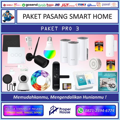 Jual PAKET PASANG SMART HOME PRO 3 - CCTV DOOR LOCK LED STRIP SENSOR ...