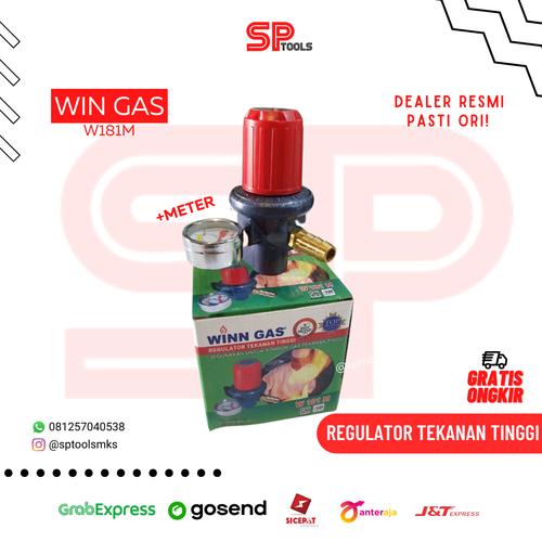 Jual REGULATOR LPG TEKANAN TINGGI / HIGH PREASSURE + METERAN WIN GAS ...