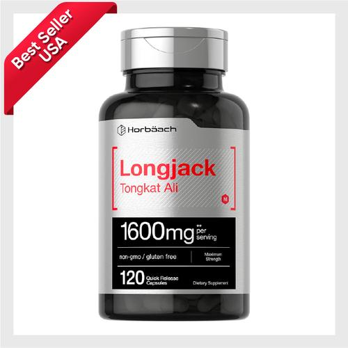 Jual Longjack Tongkat Ali Horbaach 1600 mg | 120 Caps | Vitalitas Pria ...