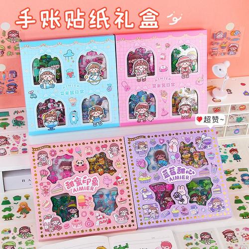 Promo STICKER AIMIER SERIES ISI 100 lembar stiker mirip momo senmu ...