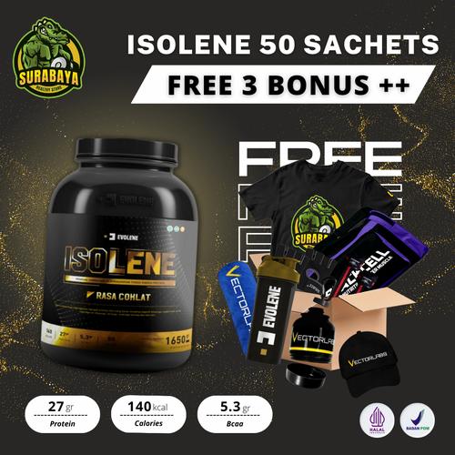 Jual EVOLENE ISOLENE 50 SACHET BPOM HALAL SUSU FITNESS WHEY PROTEIN ...