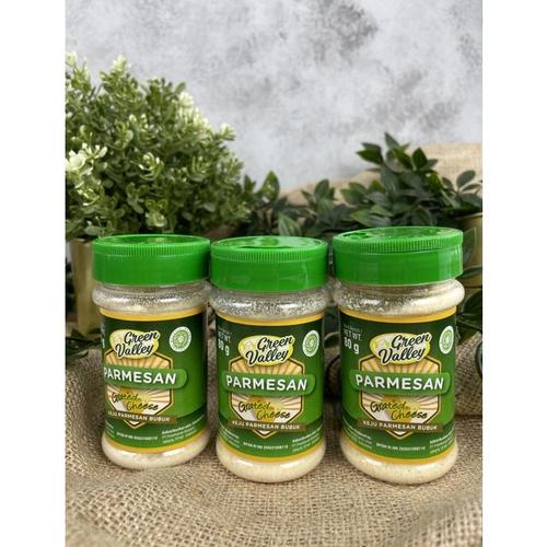 Jual Green Valley Grated Parmesan Cheese / Keju Parmesan Parut Green ...