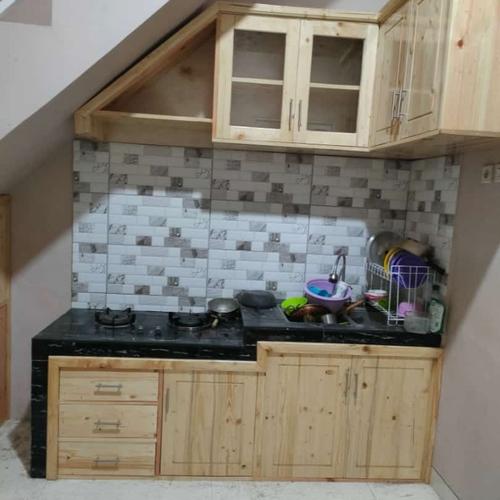 Jual kitchen set minimalis modern kayu jati Belanda - Jakarta Barat ...