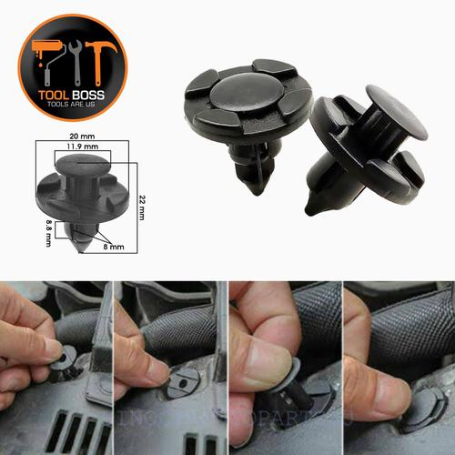 Jual KANCING CLIP BEMPER MOBIL - BAUT PAKU RIVET BUMPER 10 pcs ...